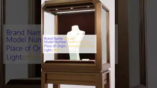 Premium LED Jewelry Display with Storage for Retail Stores