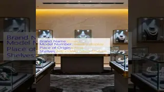 Custom Jewelry Display Case with LED Lighting
