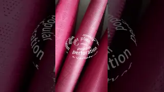1.2mm microfiber car seat leather with various types of perforation