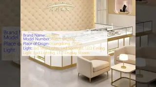 Custom LED Jewelry Kiosk for Luxury Retail Stores
