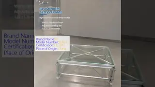 Clear Acrylic Modular Stage for Events and Concerts