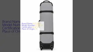 Wheeled Snowboard Travel Bag Durable Gear Protection