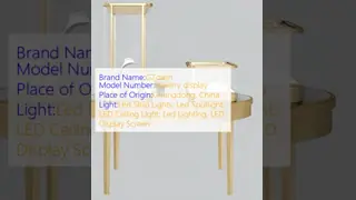 Luxury Glass Jewelry Display Case with LED Lighting
