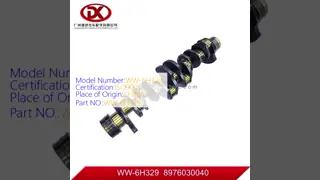 ISUZU 6HE1 6HK1 Crankshaft 8976030040 High Quality Parts
