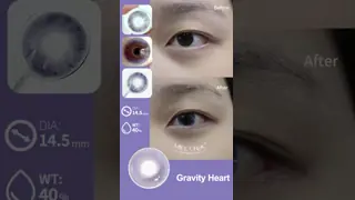 Misty Grey Halo Lenses Natural Grey Eyes