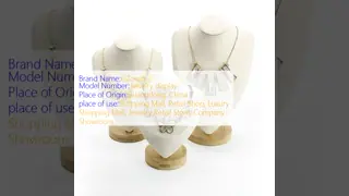 Premium Jewelry Display Bust for Retail Showcases