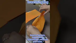 A dual-purpose drawstring bag.