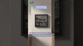 KNX Smart Touch Panel | Wall-mounted all-in-one screen, control light, heating, fresh air & scene mo