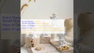 Premium Wooden Jewelry Display Stands for Retail Stores