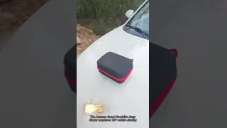 12V Smart Roadside Jump Starter with Digital Tire Inflator and LED Light