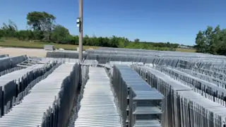 Portable Steel Scaffolding With Built In Ladder