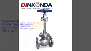 DINKONDA GLOBAL High Pressure Globe Valve Solutions