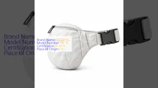 Custom Tyvek Waist Bag Lightweight OEM Sling Bag Solution