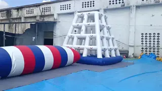 Ultimate Inflatable Water Climbing Tower and Obstacle Course
