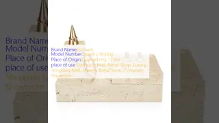 Luxury Limestone Jewelry Display Tray for Retail Stores
