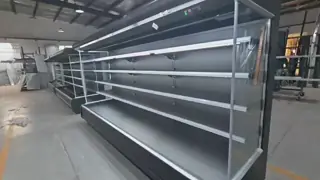 Double Air Curtain Multideck Open Chiller