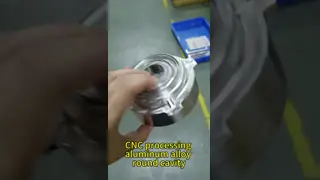 CNC 6061 Aluminum Circular Cavity Device Housing - Internal Threads and External Sealing Steps