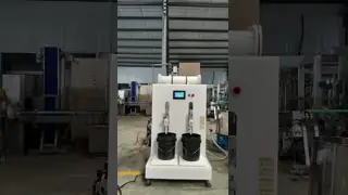 20L Large‑Package Semi‑Auto Weigh Filler, Anti‑Corrosion for Acid‑Alkali Chemicals