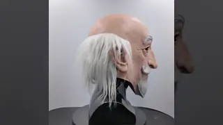 Realistic Old Man Latex Mask | Premium Halloween Character Mask by Patygr