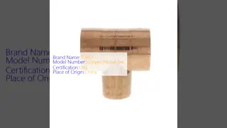 C70600 Copper Nickel Tee Corrosion Proof Pipe Solution
