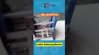 Dedicated Leather Belt Embossing Machine | Precision Pattern & Logo Embossing