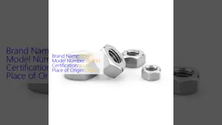 High Strength Zinc Plated Hex Nuts M3 to M30