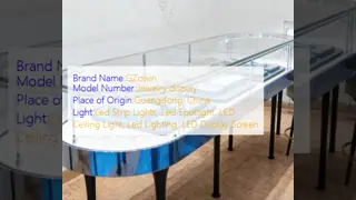 Luxury Cylindrical Jewelry Display Case with LED Lighting