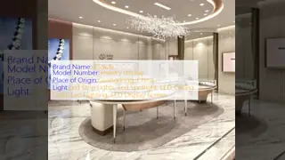 Luxury Curved Jewelry Display Case with LED Lighting