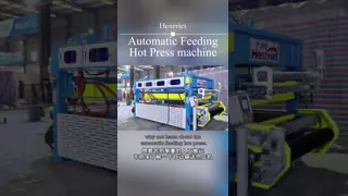 Sandwich composite panel hot pressing automatic conveying production line