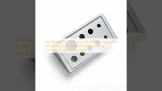 Custom Precision Aluminum Mounting Plate CNC Machined