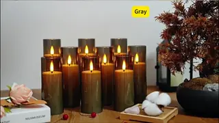 Realistic Flameless LED Candles for Weddings and Home Decor