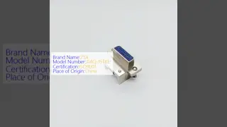 J14Q 15 Pin Micro Rectangular Connector High Reliability