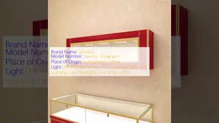 Custom LED Jewelry Display Cases for Retail Stores