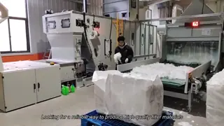 High Efficiency Nonwoven Needle Punched Production Line