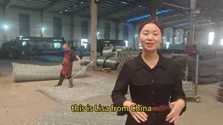 Gabion factory workshop introduction - production line display