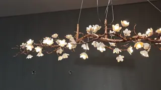 Luxury Crystal Palm Leaf Chandelier for Modern Homes