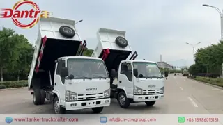 ISUZU 3 Ton Mini Dump Truck Exported to Saint Martin | Compact Construction Tipper Truck