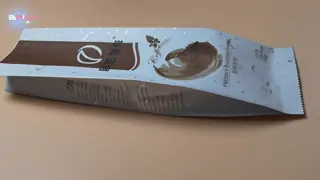 500g Aluminum Foil Coffee Side Gusset Bag | Custom Printed Coffee Packaging