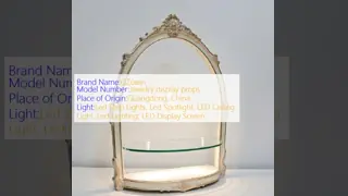 Luxury Vintage Jewelry Display Case Custom Showcase
