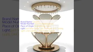 Luxury Floral Jewelry Display Stand with LED Lighting