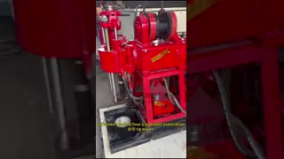 How does hydraulic exploration drilling rig work?