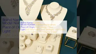 Premium Velvet Jewelry Display Set for Luxury Boutiques