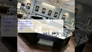 Luxury Octagonal Jewelry Display Case for Retail Stores
