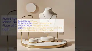 Luxury Jewelry Display Set for Retail Stores