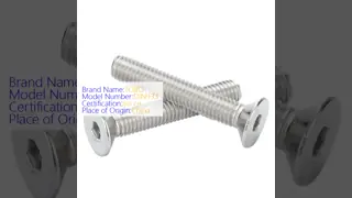 Durable Stainless Steel Hex Bolts Corrosion Resistant Fasteners