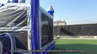 Premium Marble Inflatable Bouncer Slide Combo for Rentals