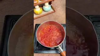 Tomato soup base paired with shrimp noodle soup is simply bursting! #Instant Noodles # Immortal Eati