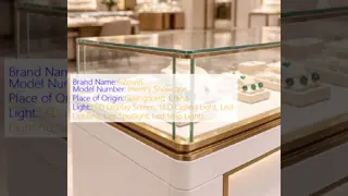 Luxury Jewelry Store Display Set White and Rose Gold