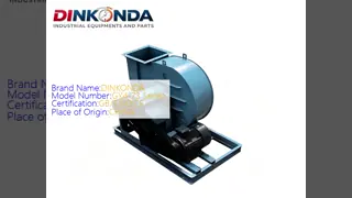 DINKONDA Industrial High Pressure Centrifugal Fan Solution