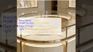 Luxury Jewelry Display Cabinet for Retail Stores